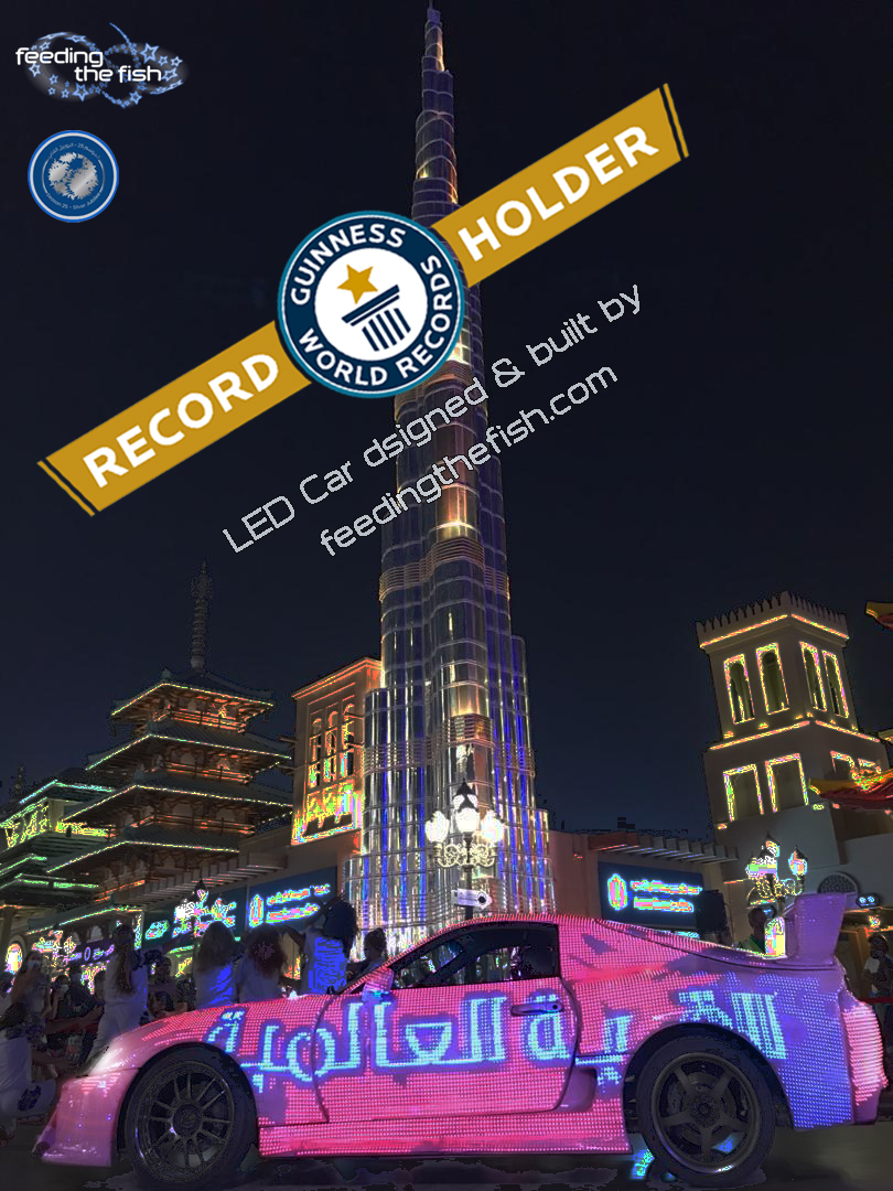 LED-car-world-record-feedingthefish.com | Feeding the Fish